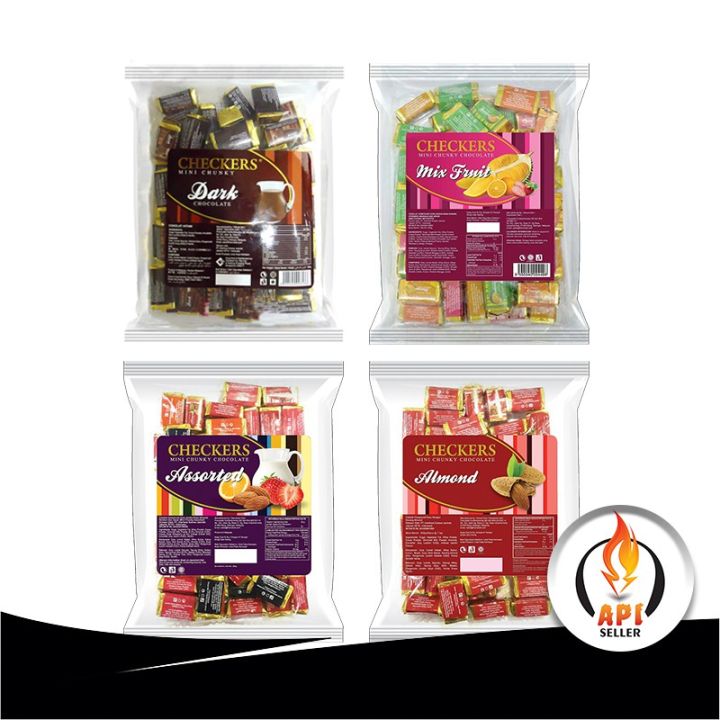 CHECKERS MINI CHUNKY CHOCOLATE 400g | Lazada Indonesia
