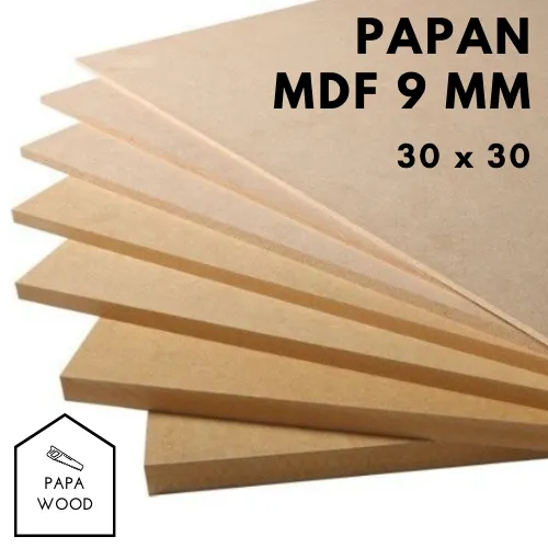 PAPAN MDF 9 MM UKURAN 30X30 CM (ISI 2 PCS) | Lazada Indonesia