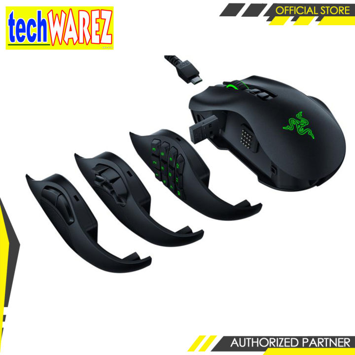 Razer Naga Pro - Modular WIRELESS Mouse with Swappable Side Plates ...