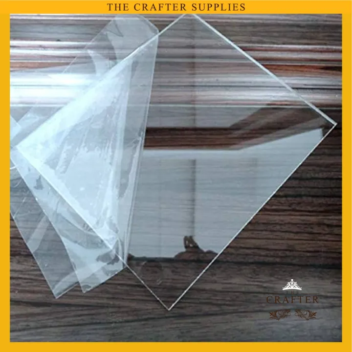 Clear Transparent Acrylic Sheet 3mm/ Big size / Pre Cut Size Plastic ...