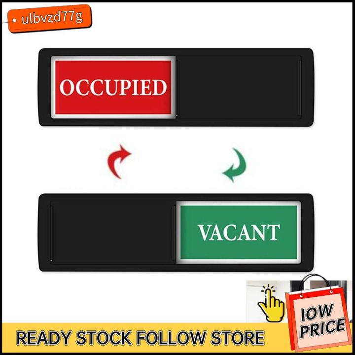 ULBVZD77G Self adhesive Office Door Sign Waterproof VACANT OCCUPIED ...