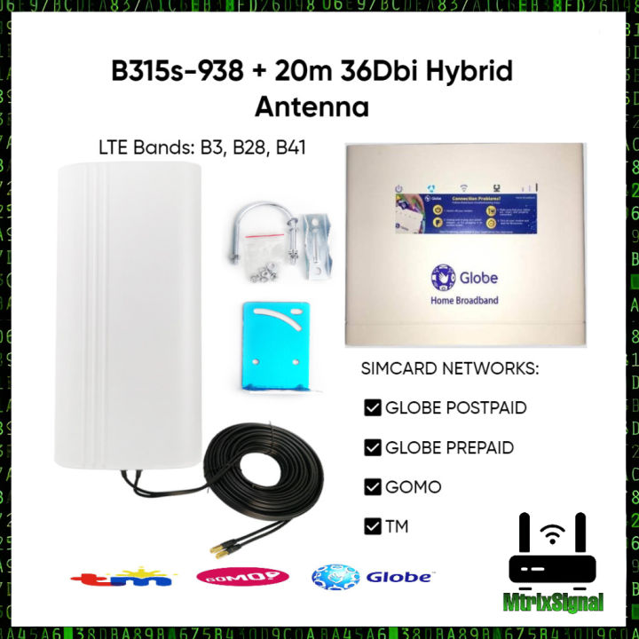 b315 938 modem and antena | Lazada PH