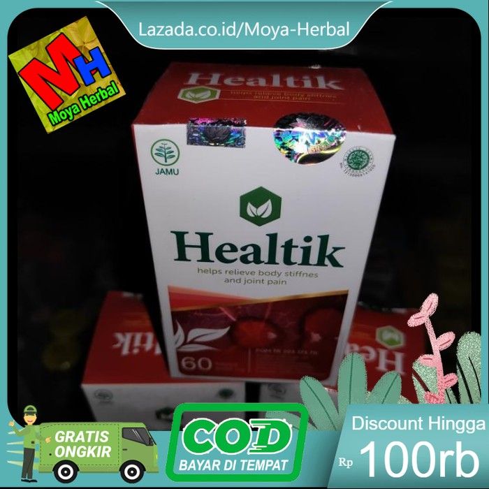 HEALTIK ORIGINAL HERBAL OBAT REMATIK ASAM URAT ATASI NYERI SENDI DAN ...