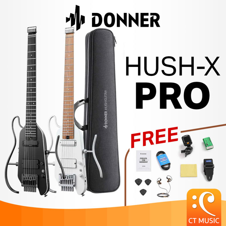 Donner HUSH-X Pro Electric Guitar กีตาร์ไฟฟ้า HUSHX | Lazada.co.th