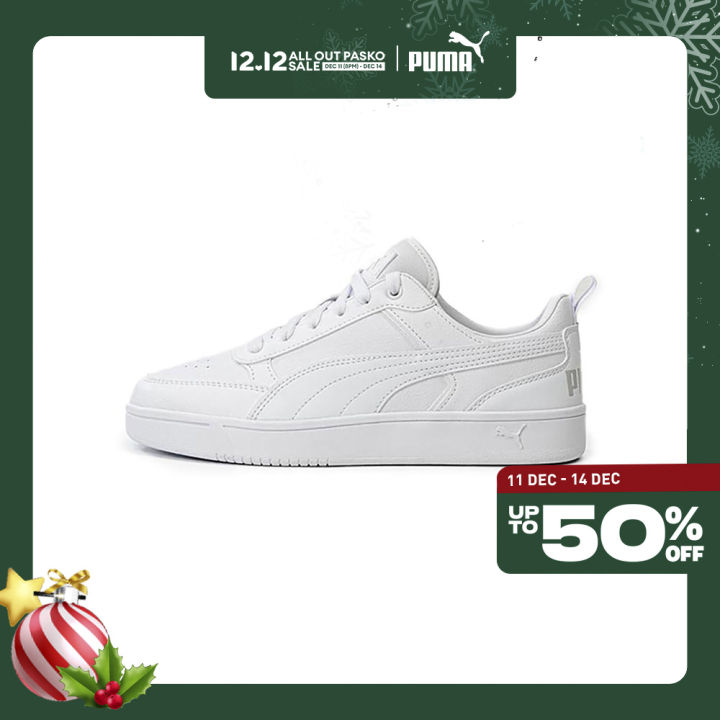[NEW] PUMA Unisex Dribble Sneakers (White) | Lazada PH