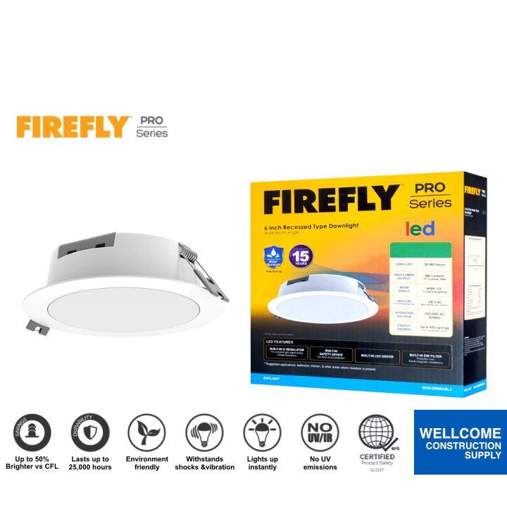 Firefly Pro Series Water Resistant LED Downlight IP44 | Lazada PH