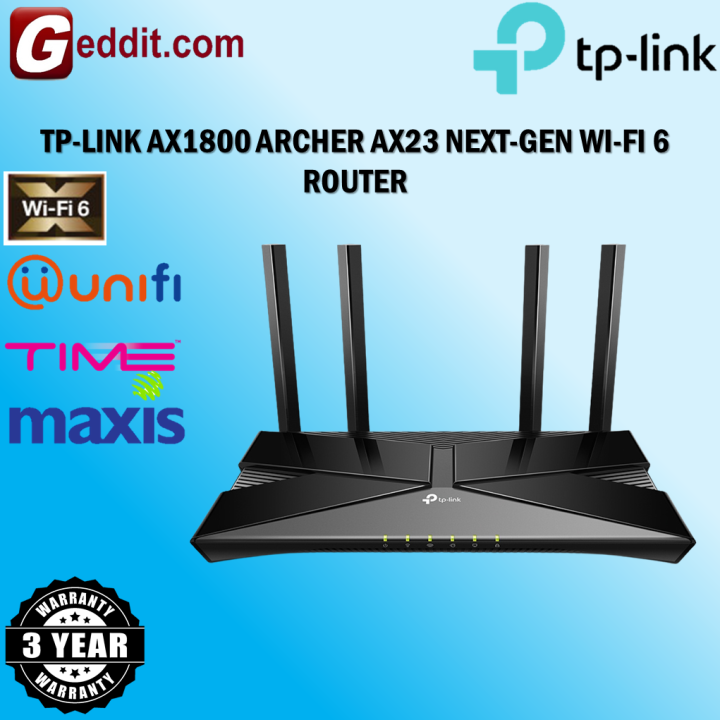 TP-LINK ARCHER AX20 / AX23 AX1800 DUAL-BAND WIFI 6 ROUTER | Lazada
