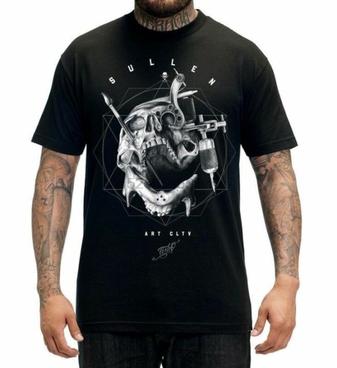 Sullen Clothing Tisho Badge Mens Tee Tattoo Clothing Art Collective Ink ...