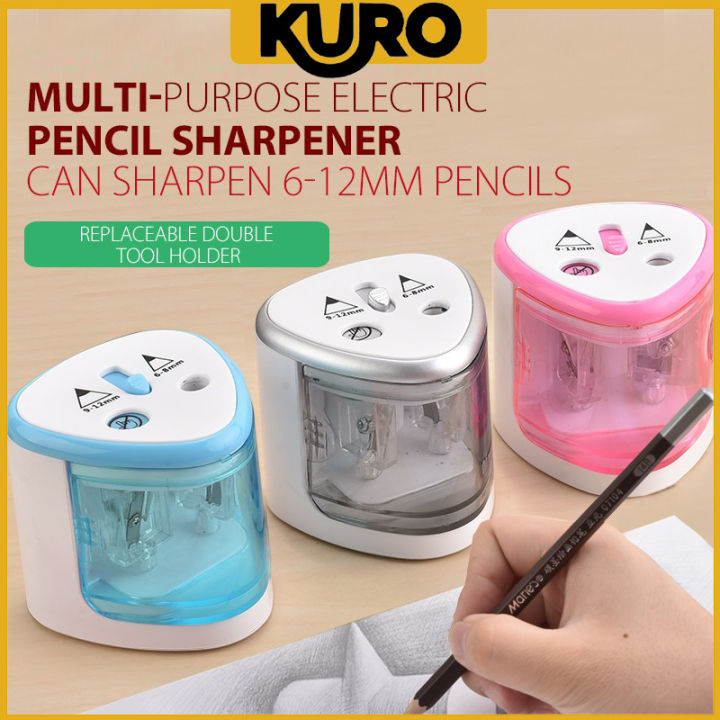 Kuro New Electric Two Hole Automatic Sharpener Original Battery ...