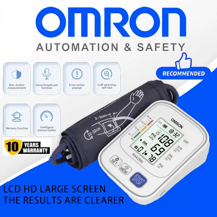 Omron Original Blood Pressure Monitor Digital Sphygmomanometer Arm Type Home Blood Pressure ...