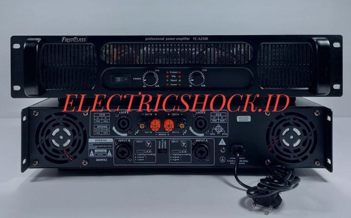 POWER AUDIO AMPLIFIER FIRST CLASS FC A2500 / FIRSTCLASS FCA2500 ...