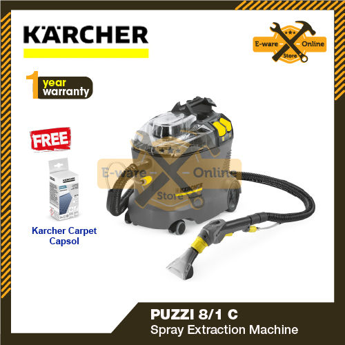 Karcher Puzzi 8/1 Spray Extraction Cleaner Vacuum Extractor Carpet ...