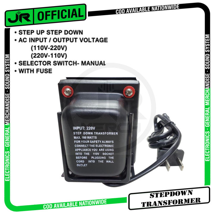 Step Down Transformer Max 100 watts Input 220V (THG-100W) | Lazada PH