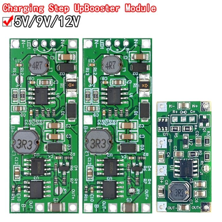 DC 5V 9V 12V Charging Step Up Booster Module for 18650 Lithium Battery ...