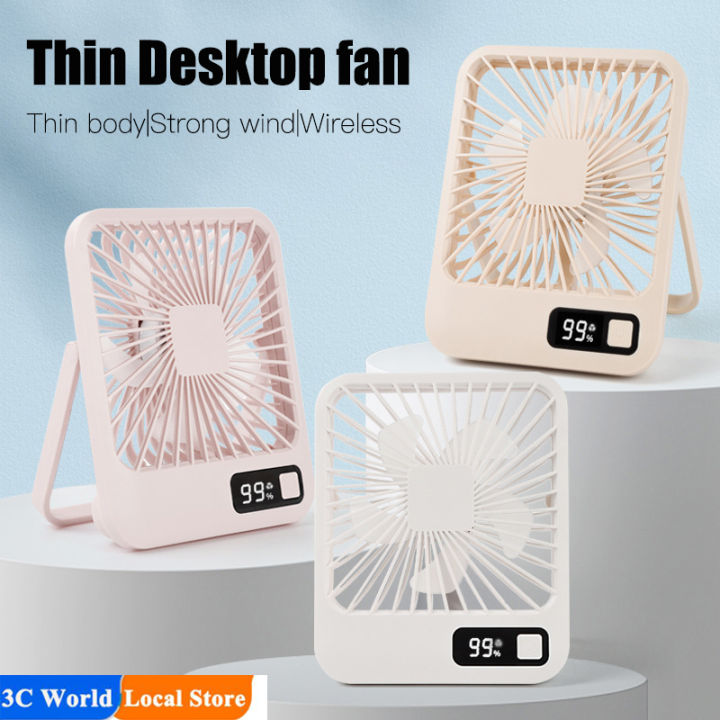 PH Stock Xiaomi Small Foldable USB Desk Fan Portable Quiet Table Fan ...