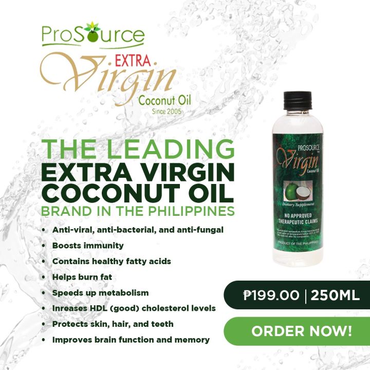 Prosource Extra VCO (Virgin Coconut Oil) 250ml | Lazada PH