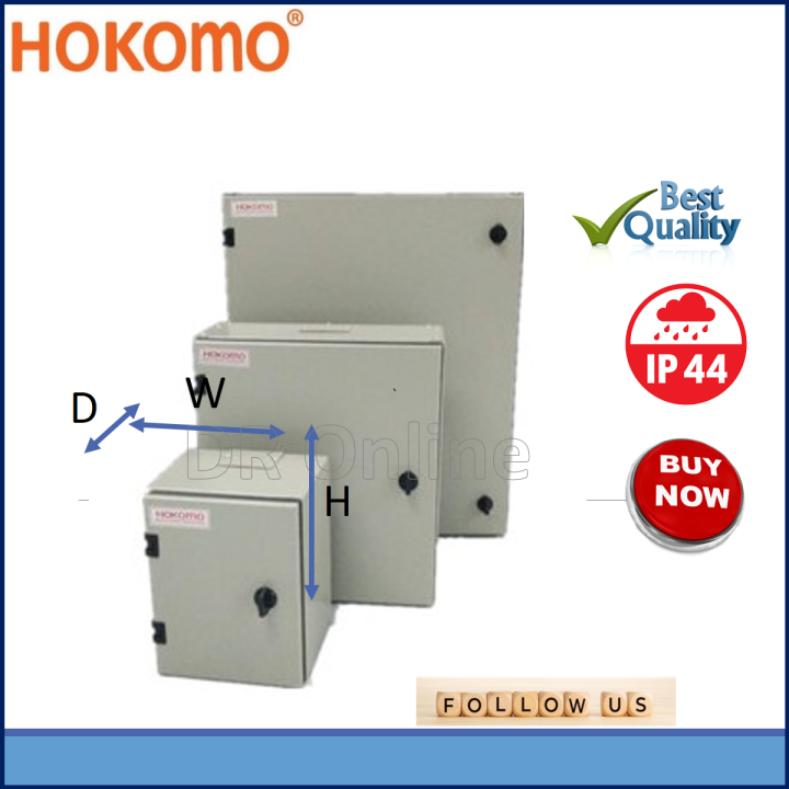 HOKOMO Metal Enclosure Electrical Panel Box (H460MM x W400MM x D200MM ...