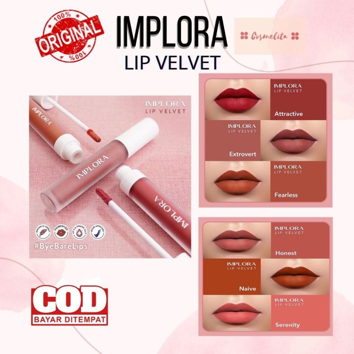 Implora Lip Velvet / Lip Cream | Lazada Indonesia
