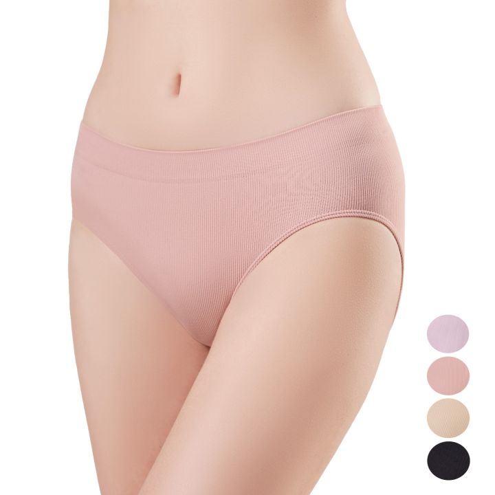 Cherilon เชอรีล่อน กางเกงใน ครึ่งตัว RIBBED BRIEF ระบายอากาศดีมาก ไม่อับชื้น นุ่มลื่น ละมุนผิว ...