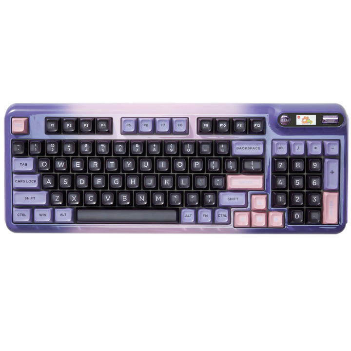 Yunzii Kzzi Z98 Pro White 1800 Hot With Keyboard Wireless Mechanical Swap Layout Gasket Oled ...