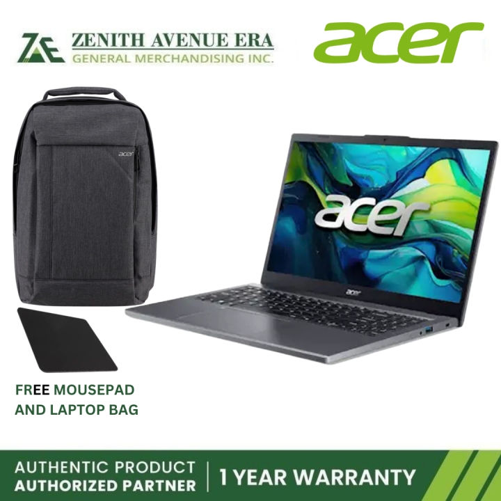 Acer A15-51P-33C3 Core 3 100U 8GB 512GB SSD 15.6" Shared Win11 H&S Grey ...