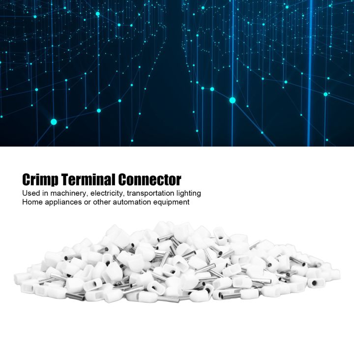 Cable Crimping Connector PVC Sheath Insulated Ferrules Terminal 1000PCS ...