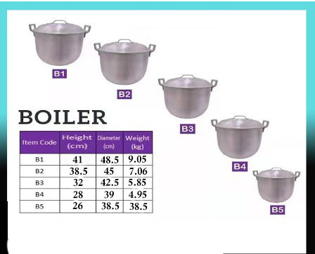 (Per piece )High Quality Extra caldero and Boiler caldero - (A1-A5 - B1 ...