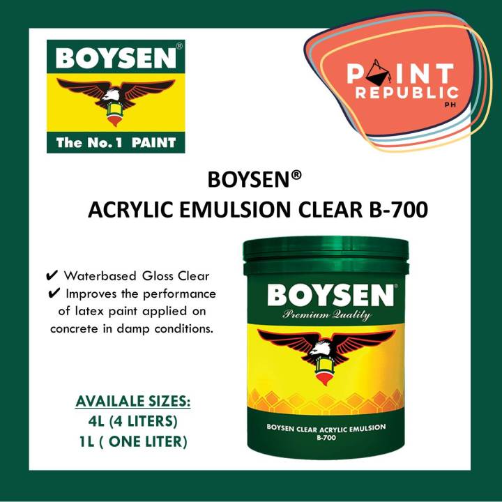 BOYSEN Acrylic Emulsion Clear B-700 | Lazada PH