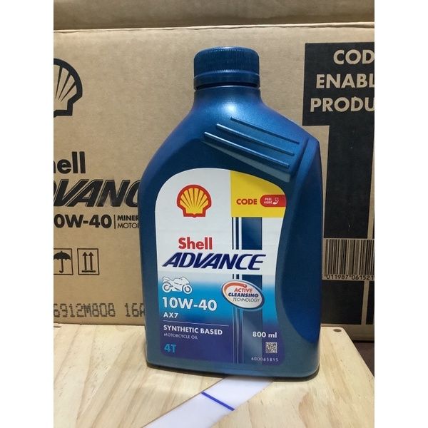 SHELL AX7 SEMI SYNTHETIC 800ml original shell | Lazada PH