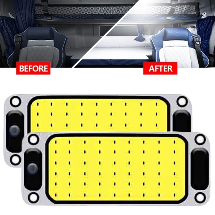 54 LED Car Reading Light COB 12V 24V Auto Cabin Interior Roof Panel ...