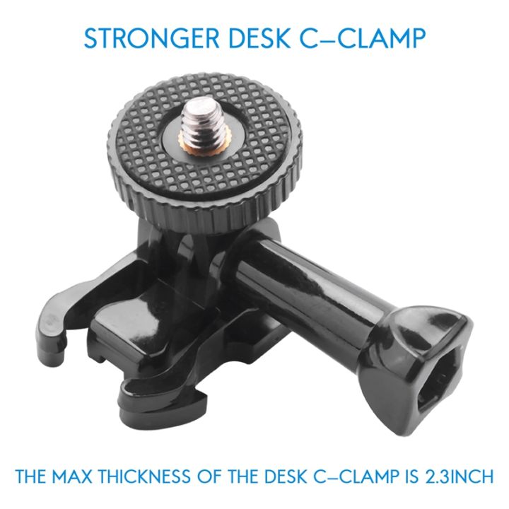 Webcam Stand, Upgraded Webcam Mount Stand with Flexible Gooseneck Arm ...