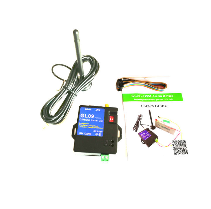 Battery operated App control GL09 GSM Alarm system 2G SMS Alert ...