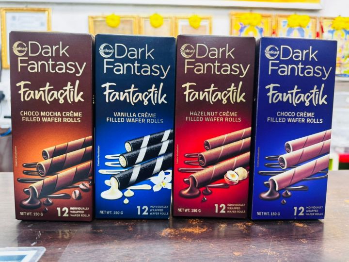 SUNFEAST DARK FANTASY FANTASTIK CHOCO WAFER ROLLS / DARK FANTASY ...