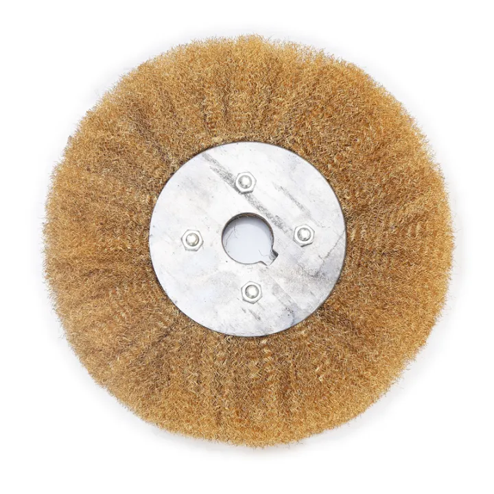 Flat copper wire wheel copper wire brush wood carving polishing wheel ...