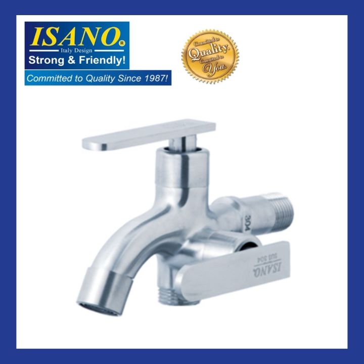 ISANO SUS304 1000TW Stainless Steel Two Way Water Washer Tap /Kepala ...