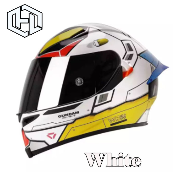 Zebra 611 Gundam Full Face Dual Visor Helmet | Lazada PH
