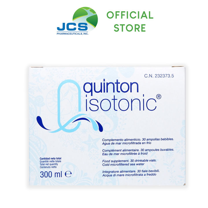 Quinton Isotonic Drinkable Spring Water and Seawater 30 Vials | Lazada PH