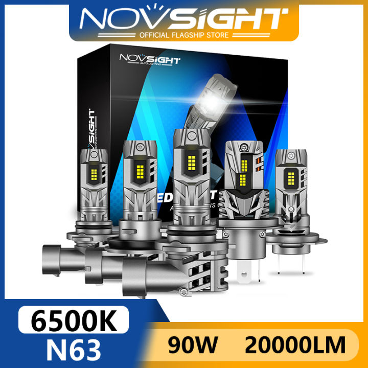 NOVSIGHT Original car 1:1 design 2PCS N63 90W/pair 20000LM LED Car Headlight H4 H7 H11 HB3 9005 ...