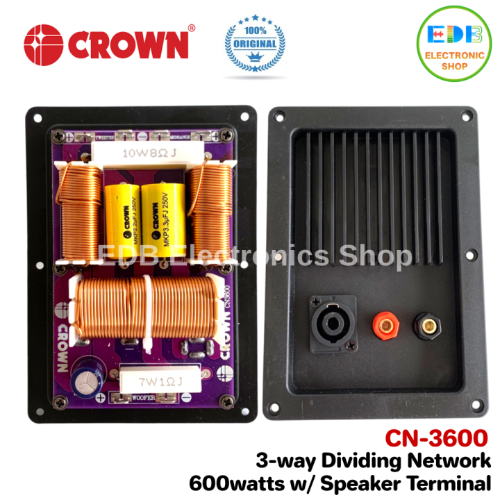 Original Crown CN-3600 Dividing Network 3-way 600 watts / CN3600 CN ...