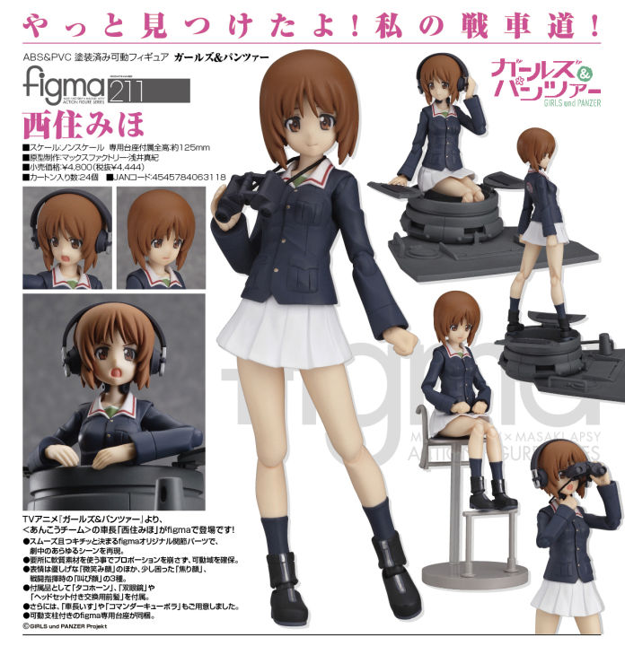 Model โมเดล ของแท้ 100 Max Factory จากการ์ตูนเรื่อง Girls Und Panzer