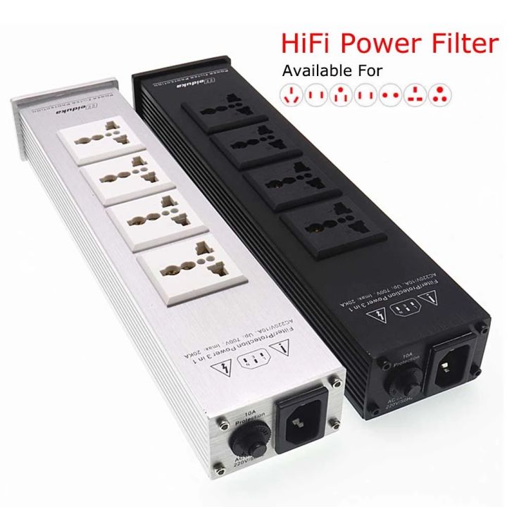 (Universal Socket )Audio Power Filter Socket HiFi Power Filter 1500W ...