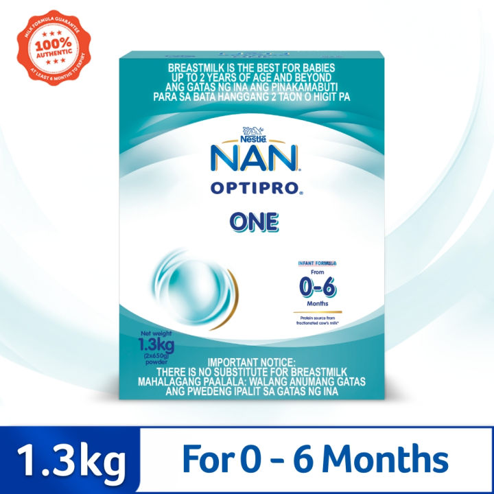Nan Optipro One Infant Formula for 0 to 6 Months 1.3kg | Lazada PH