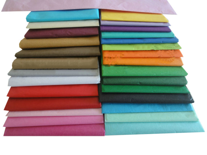 23-colours Coloured Tissue Wrapping Paper (17gsm) for Wrapping Gifts or ...