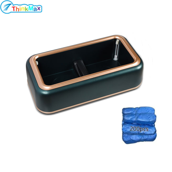 Automatic Shoe Cover Dispenser With 200pcs Plastic Shoe Covers Bags ...