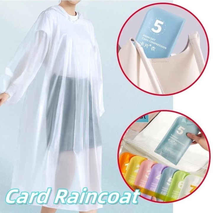 Raincoat Portable Thickened Waterproof Men and Women Raincoats ...