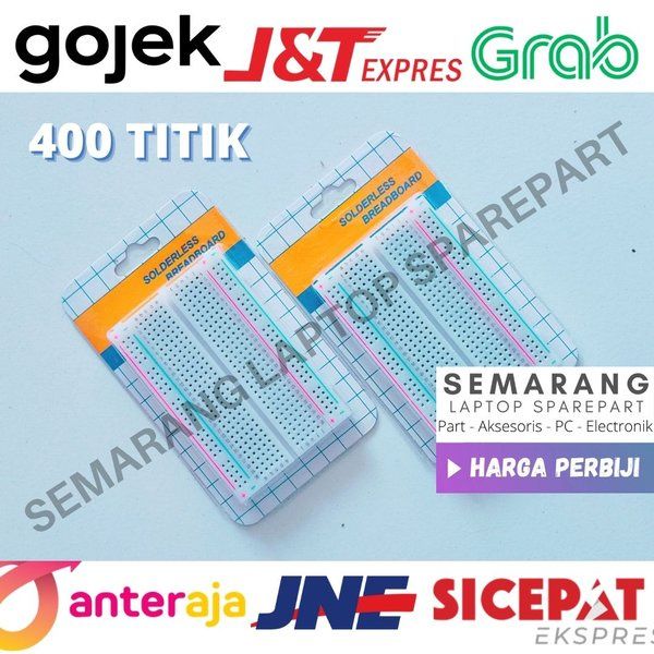 Breadboard 400 Titik Protoboard Arduino Project Board Lubang Pcb Murah