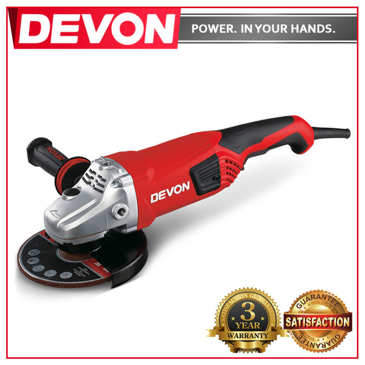 Devon Angle Grinder Long Handle Electric Grinder 2823 180mm | Lazada PH