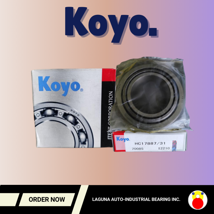 KOYO Tapered Roller Bearing HC17887/31 | Lazada PH