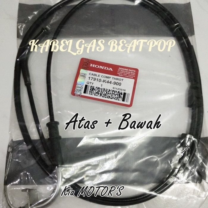 KABEL GAS TALI GAS BEAT STREET ESP Atas + Bawah INJEKSI K81 | Lazada ...
