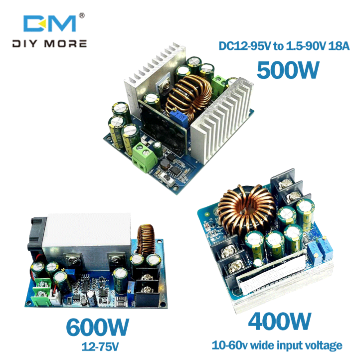 diymore 400W/500W/600W DC ขั้นตอนการชะลอตัว V พลังงานสูงปรับโมดูล ...
